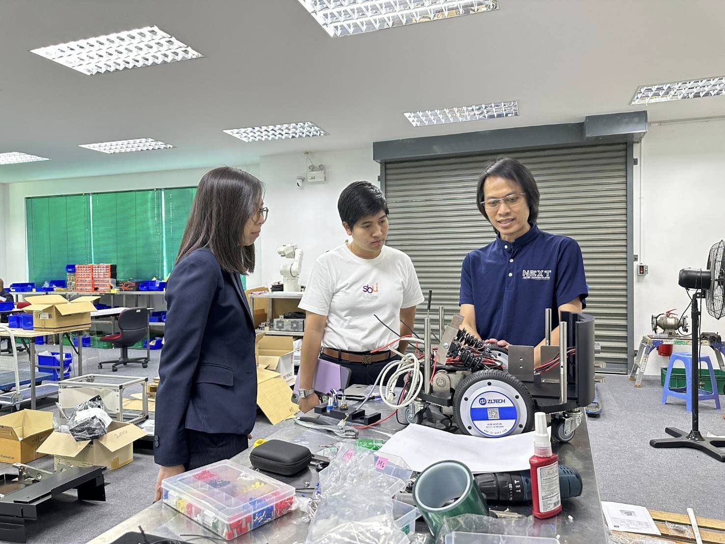 เข้าเยี่ยมชมงานของบริษัท NEXT ROBOTICS LAB - มหาวิทยาลัยเซาธ์อีสท์บางกอก